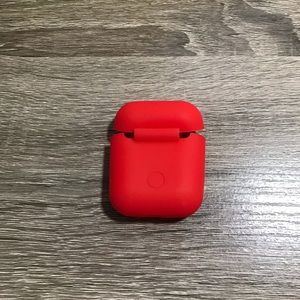 Accessories | Vibrant Red Silicone Air Pod Case | Poshmark